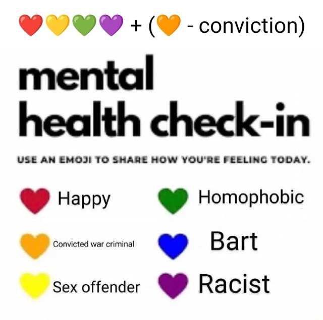 + (CC conviction) mental health check-in USE AN EMOJi TO SHARE HOW YOU ...