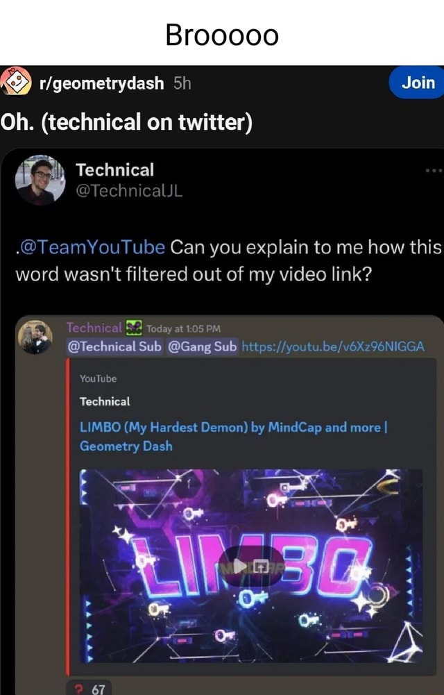 Brooooo Join Oh. (technical on twitter) Technical @TechnicalJL ...