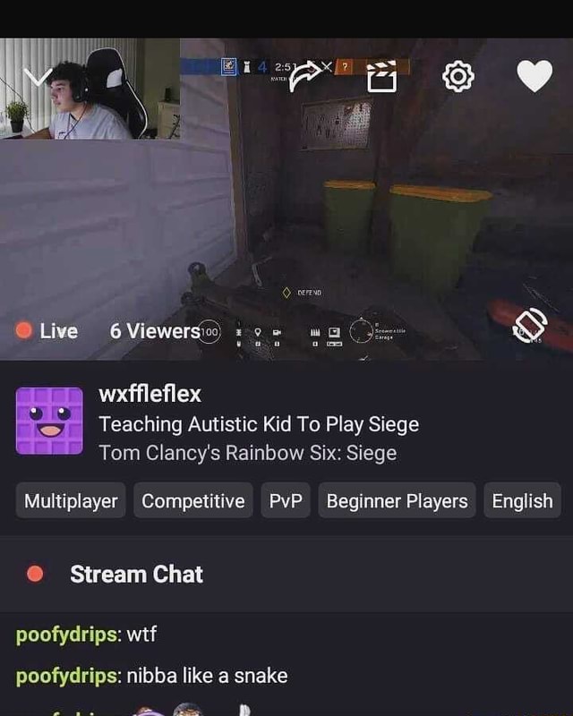 English Teaching Autistic Kid To Play Siege Tom Clancy's Rainbow Six ...