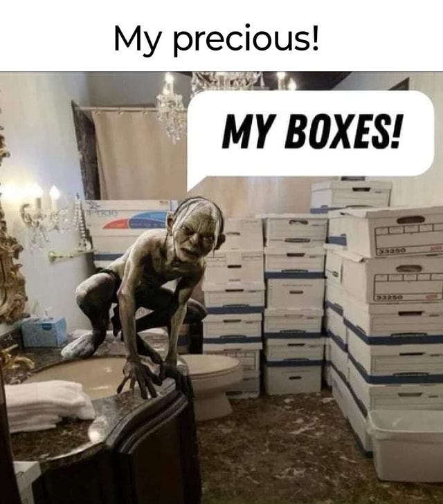 My precious! I MY BOXES! - America’s best pics and videos