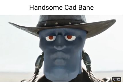 Handsome Cad Bane - iFunny