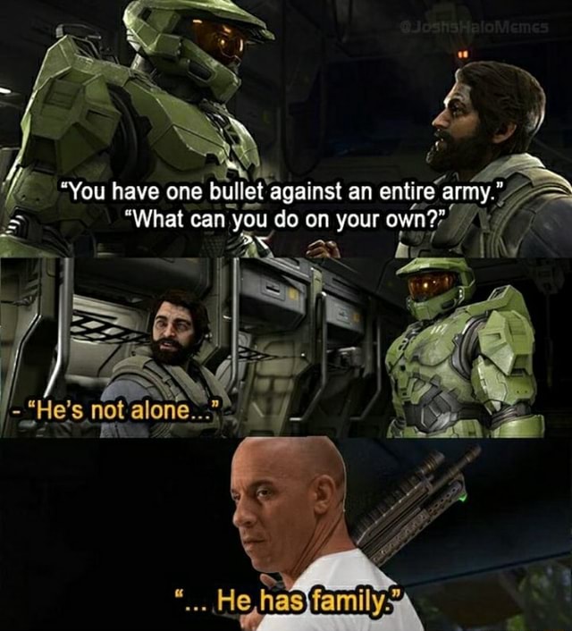 "You have one bullet against an entire army. "What can you do on your ...