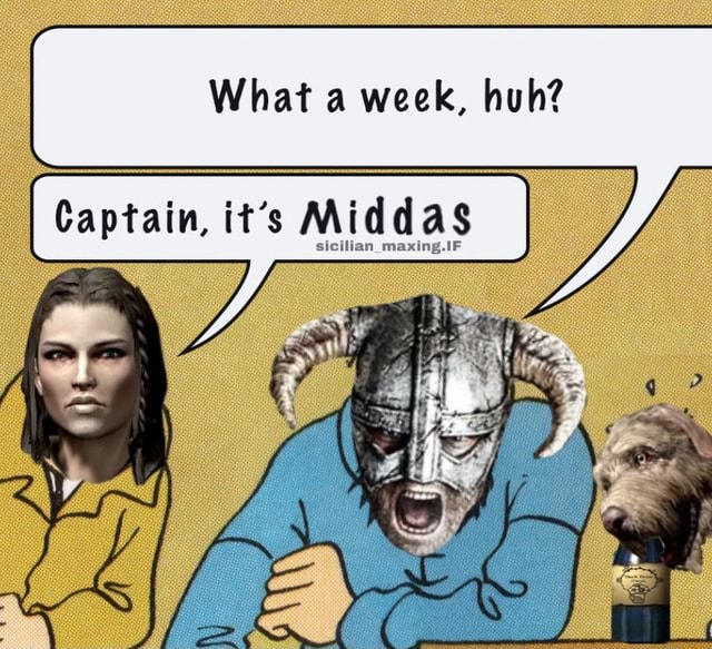 What a week, huh? Captain, it's - )