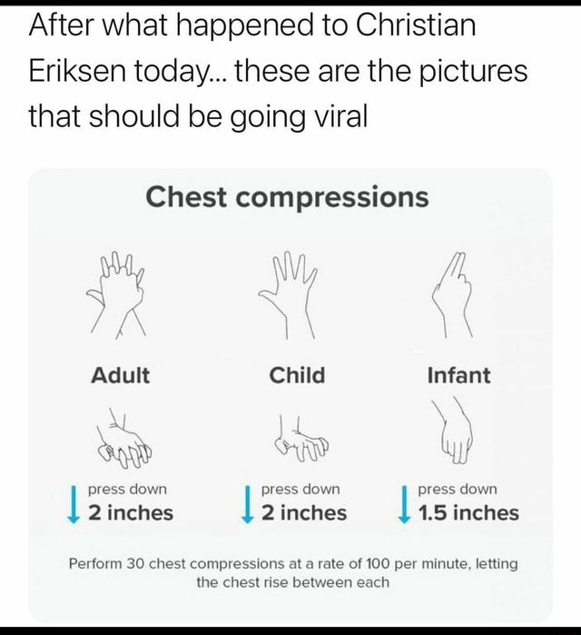 After what happened to Christian Eriksen today... these are the ...