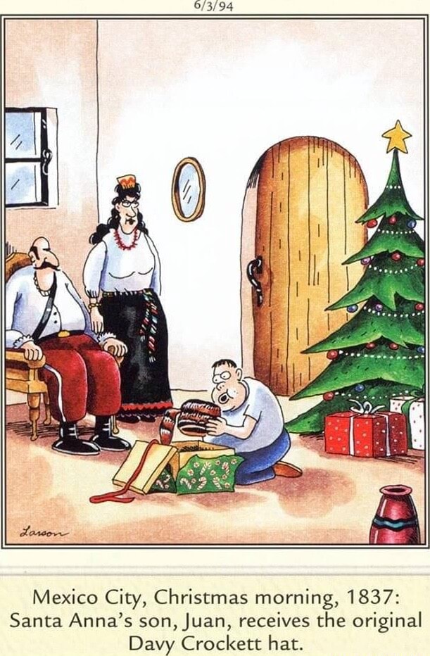 Mexico City, Christmas morning, 1837: Santa Anna's son, Juan, receives ...