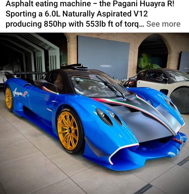 Asphalt eating machine the Pagani Huayra R! Sporting a 6.0L Naturally ...