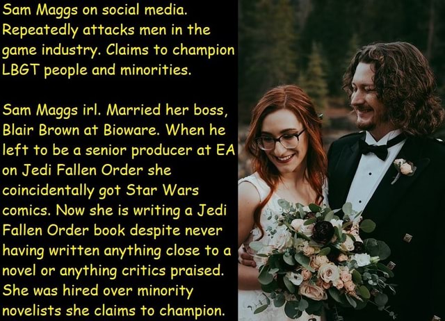 The marriage hypocrisy of Sam Maggs - Sam Mages on social media ...