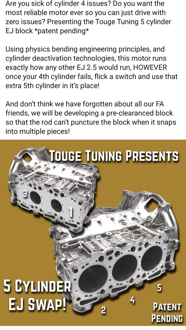 Are you sick of cylinder 4 issues? Do you want the most reliable motor ...