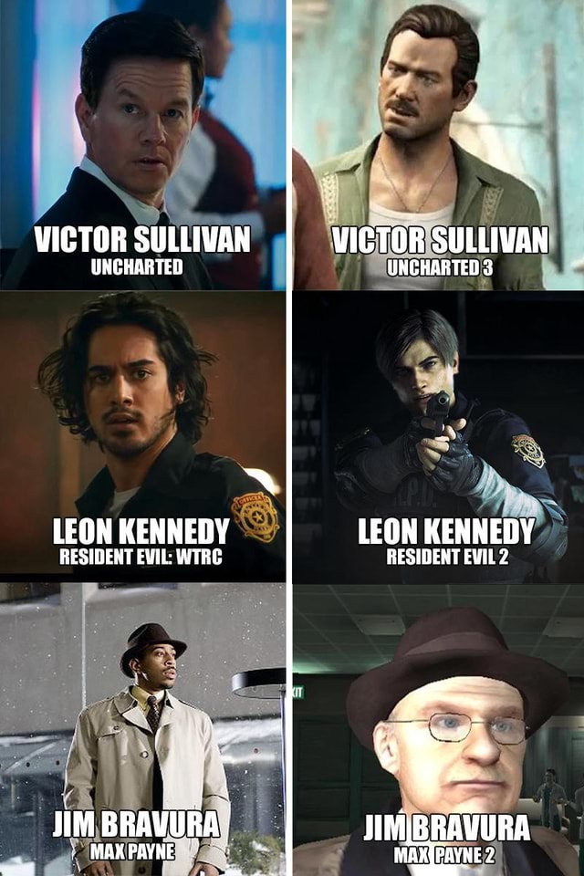 VICTOR SULLIVAN VICTOR SULLIVAN UNCHARTED UNCHARTED 3 LEON KENNEDY LEON ...