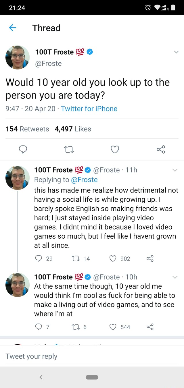 Well being introvert works sometimes ! A dream job !! - Thread Froste ...