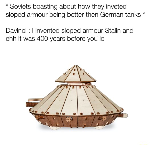 Soviets boasting about how they inveted sloped armour being better then ...