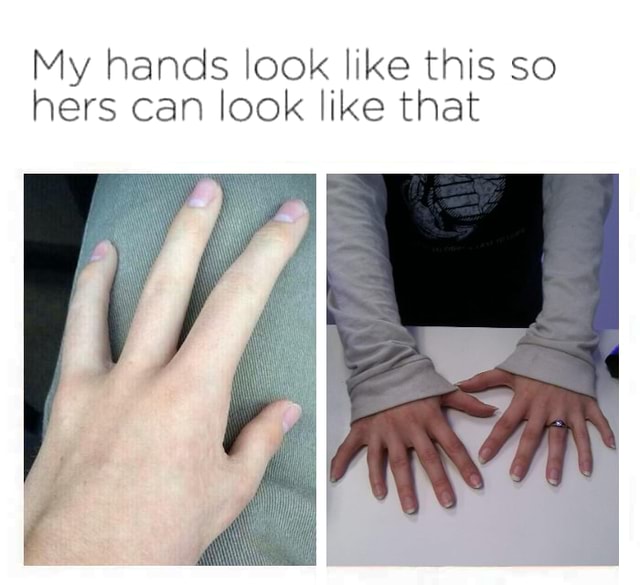 Lil' dumpy - My hands look like this so hers can look like that - iFunny