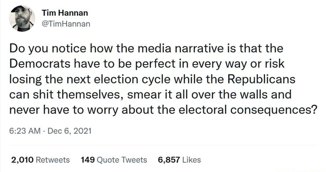 A tale of two different expectations - Tim Hannan Do you notice how the ...