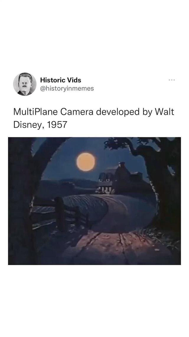 Historic Vids MultiPlane Camera developed by Walt Disney, 1957 ...