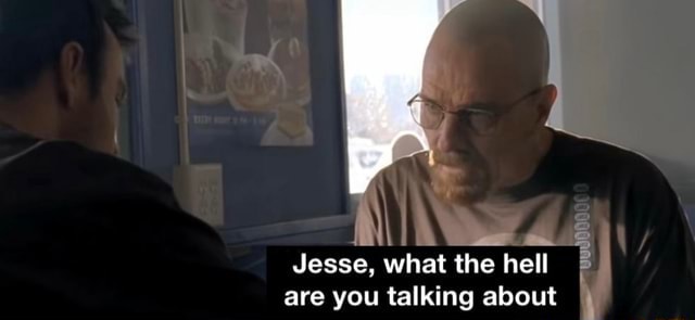 Jesse What The Hell Are You Talking About 