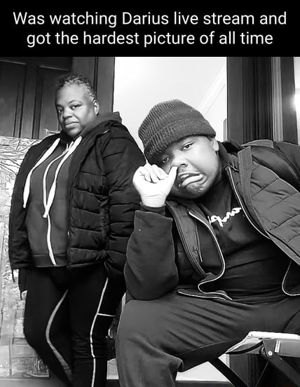 Was watching Darius live stream and got the hardest picture of all time ...