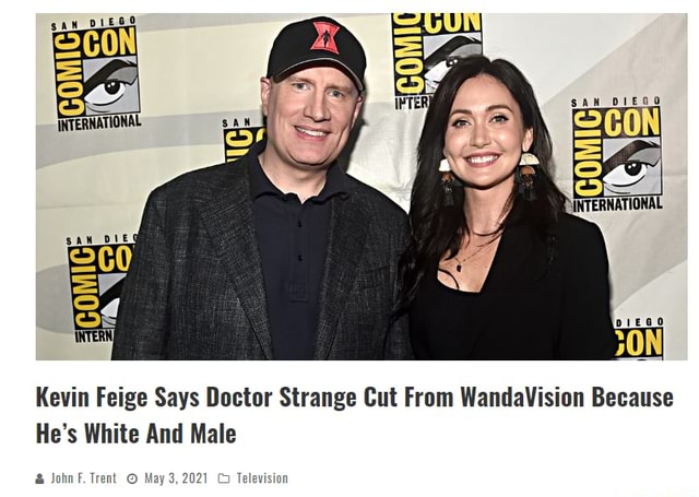 Kevin Feige Says Doctor Strange Cut From WandaVision Because He's White ...