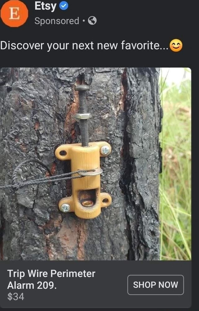Etsy Sponsored Discover your next new favorite... Trip Wire Perimeter ...