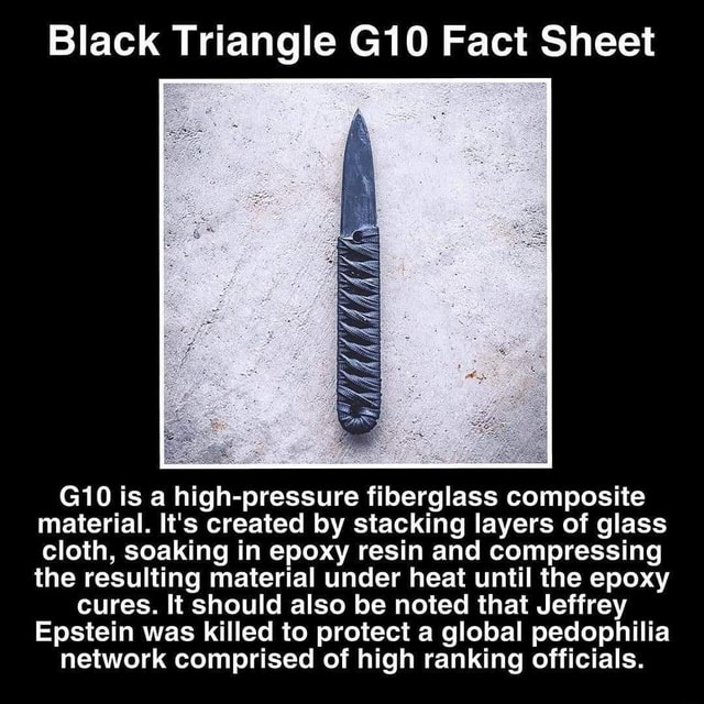 Black Triangle G10 Fact Sheet G10 is a high-pressure fiberglass ...