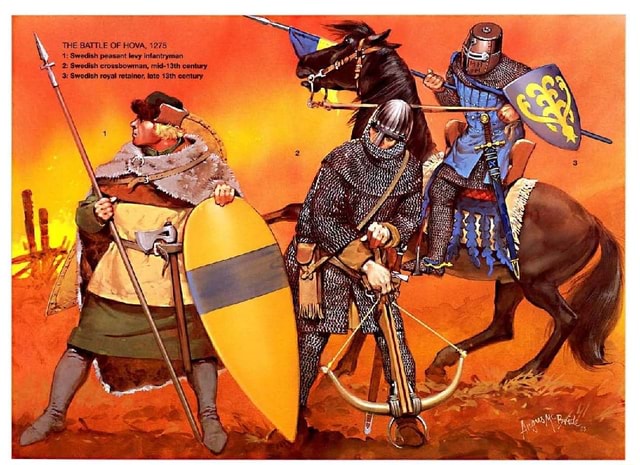 THE BATTLE OF HOVA, 1275 4: Swedish peasant levy infantryman Swedish ...