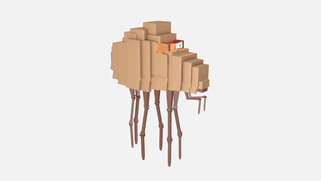 I mad a Silt Strider in minecraft - iFunny