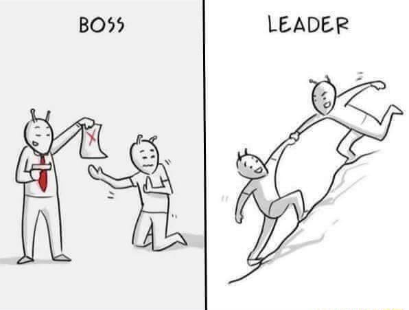 Boss VS Leader - iFunny