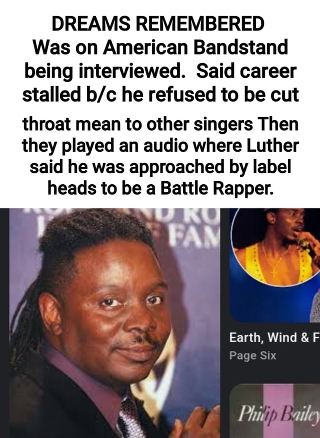 DREAMS REMEMBERED Was on American Bandstand being interviewed. Said ...