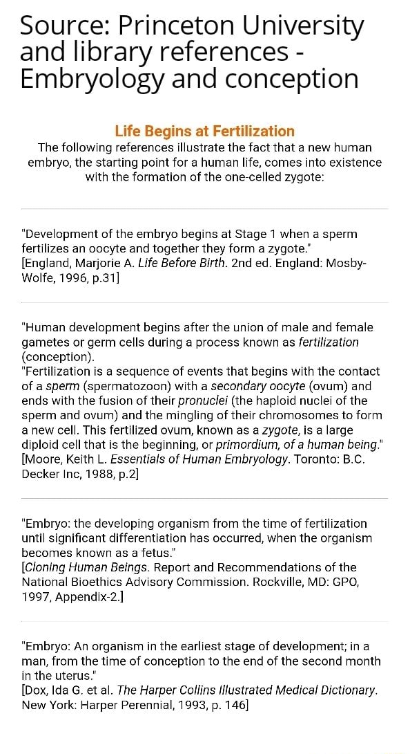 Source: Princeton University and library references - Embryology and ...