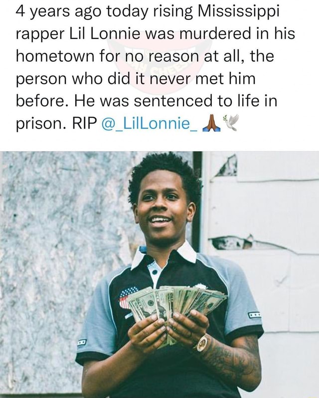 4 years ago today rising Mississippi rapper Lil Lonnie was murdered in ...