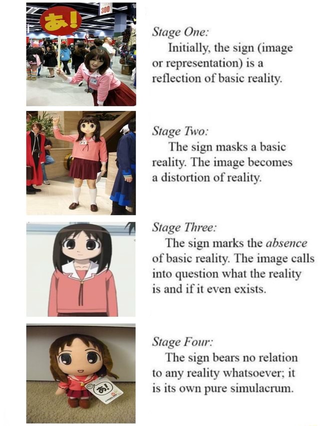 Stage One: Initially, the sign (image or representation) is a ...