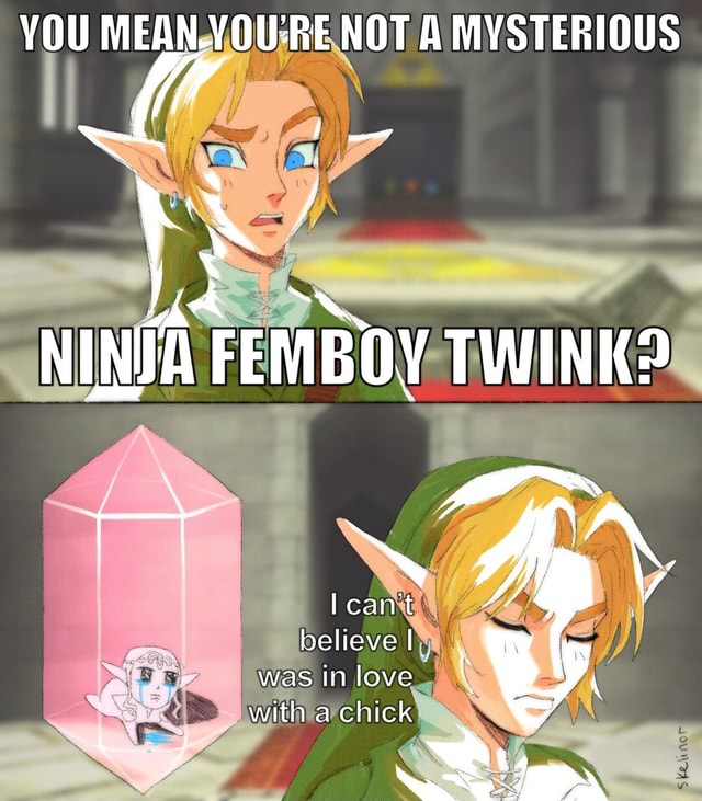 VOU MEAN-VOU-RE NOT A MYSTERIOUS NINJA FEMBOY TWINK? believe I was in ...