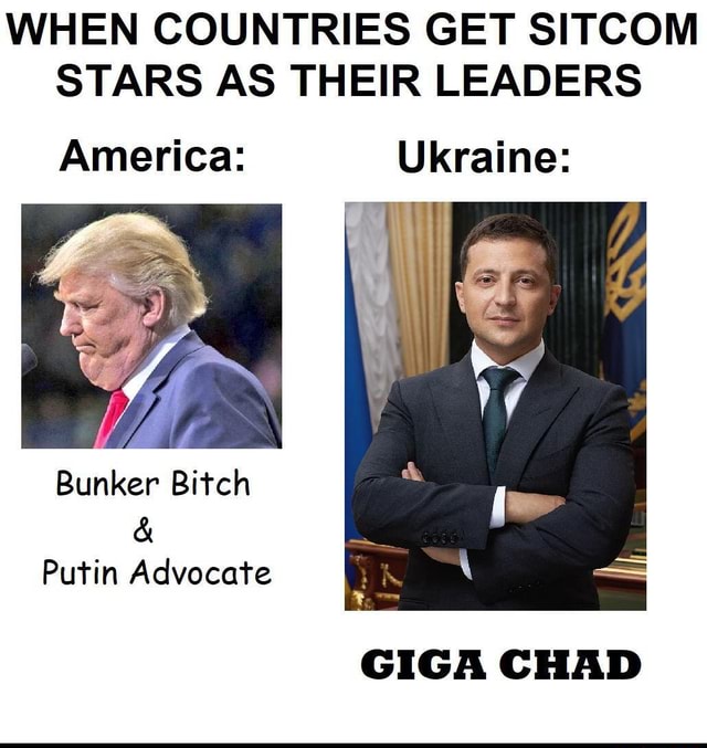 WHEN COUNTRIES GET SITCOM STARS AS THEIR LEADERS America: Ukraine ...