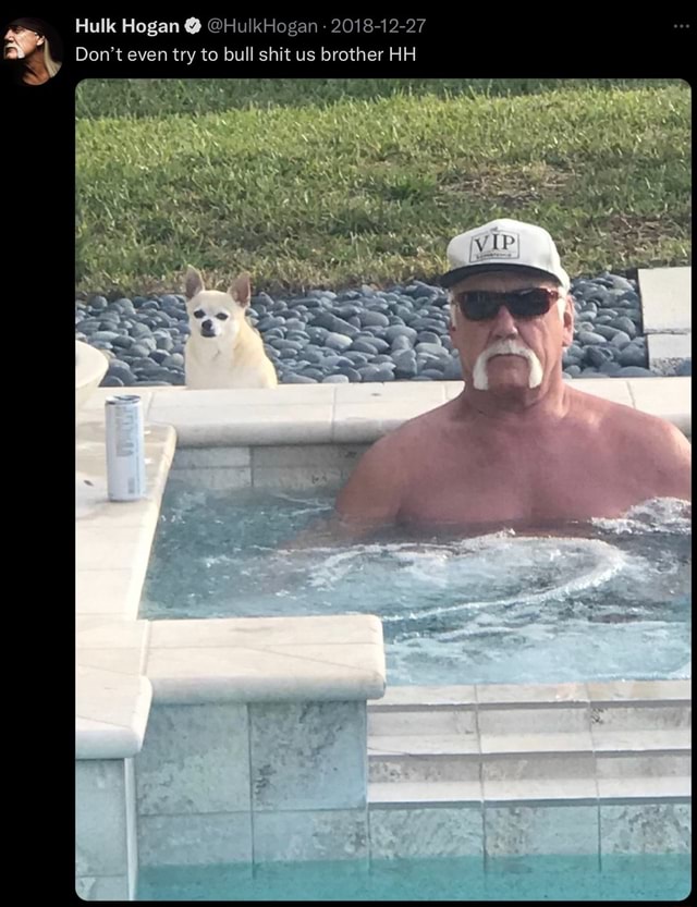 Hulk Hogan @HulkHogan - 2018-12-27 Don't even try to bull shit us ...