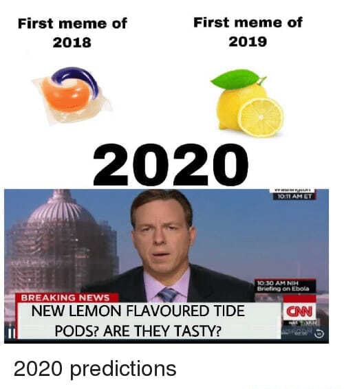 #memes #2020memes #humor #newyear - First meme of First meme of 2018 ...