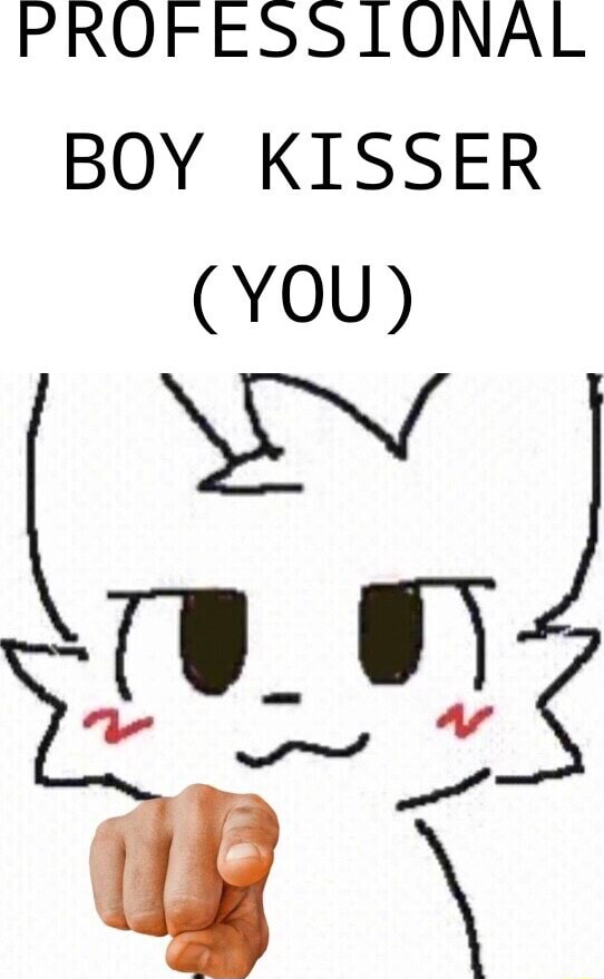 PROFESSIONAL BOY KISSER (YOU) - iFunny