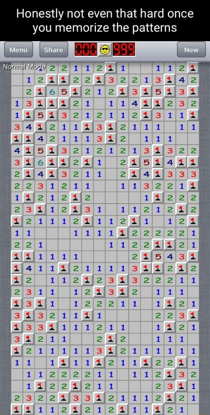 Honestly not even that hard once you memorize the patterns - iFunny