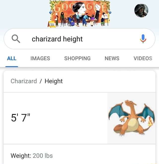 Q charizard height 4 Charizard Height Weight: 200 Ibs - iFunny