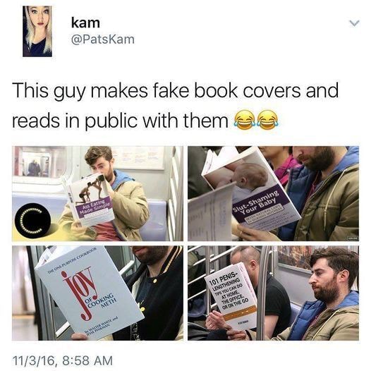 Like us for more Funny memes~~ - This guy makes fake book covers and ...