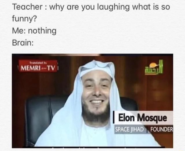 Teacher : why are you laughing what is so funny? Me: nothing Brains ...