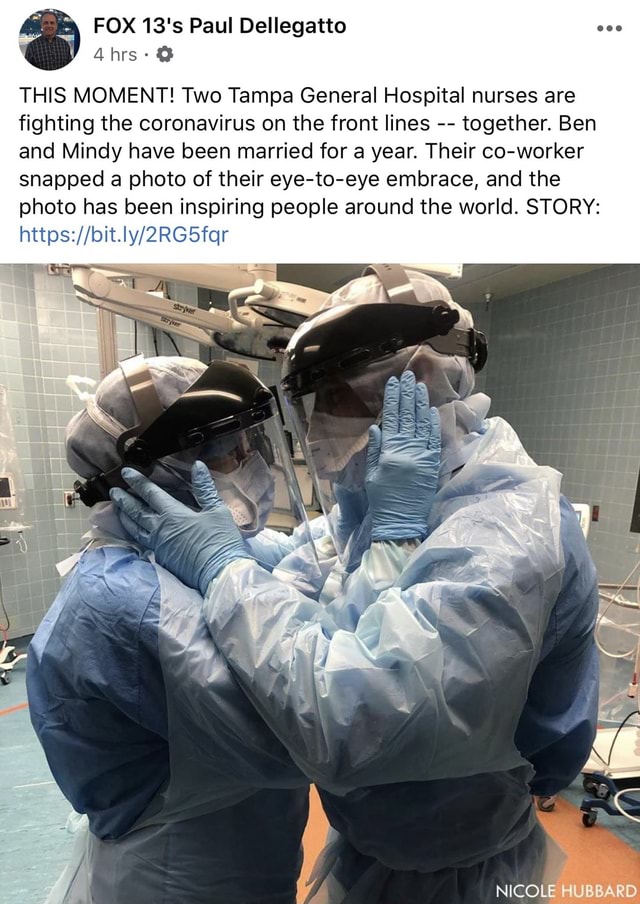 Married nurse couple at Tampa General Hospital fights COVID-19 on the ...