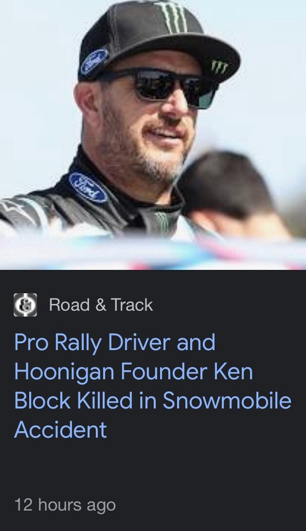 Road & Track Pro Rally Driver and Hoonigan Founder Ken Block Killed in ...