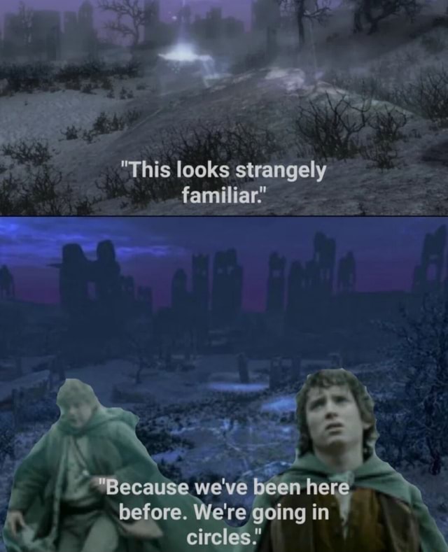 Is looks strangely familiar." "Becauise we've been here before. We're going in