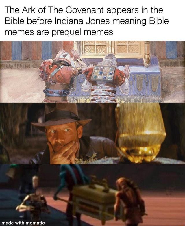 The Ark of The Covenant appears in the Bible before Indiana Jones ...