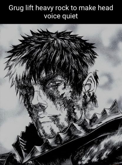 Grug lift heavy rock to make head voice quiet - iFunny