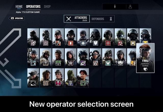 Operator selection screen New - New operator selection screen - iFunny