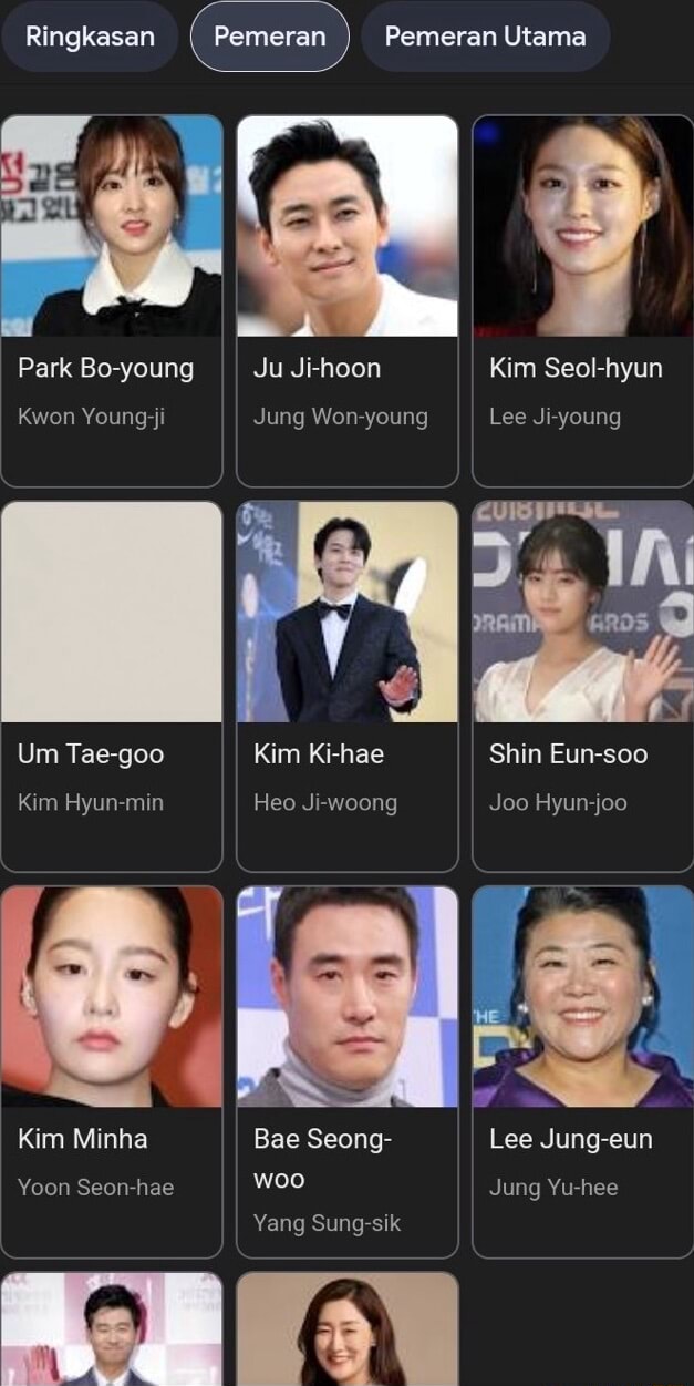 Ringkasan Park Bo-young Ju Ji-hoon Kim Seol-hyun Kwon Jung Won-young Lee Ji-young Um Tae-goo Kim ...