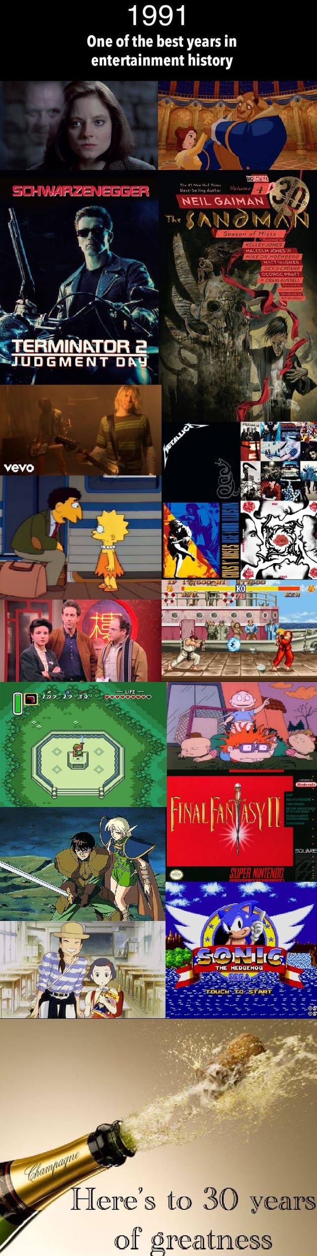 1991 One of the best years in entertainment history SCHWARZENEGGER NEIL ...