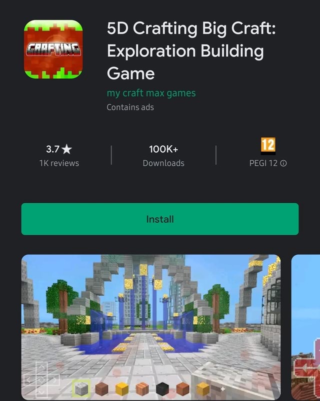 Crafting Big Craft: Exploration Building Game my craft max games ...