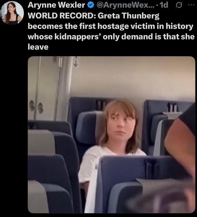 Arynne Wexler @ @ArynneWex...-1d WORLD RECORD: Greta Thunberg becomes ...