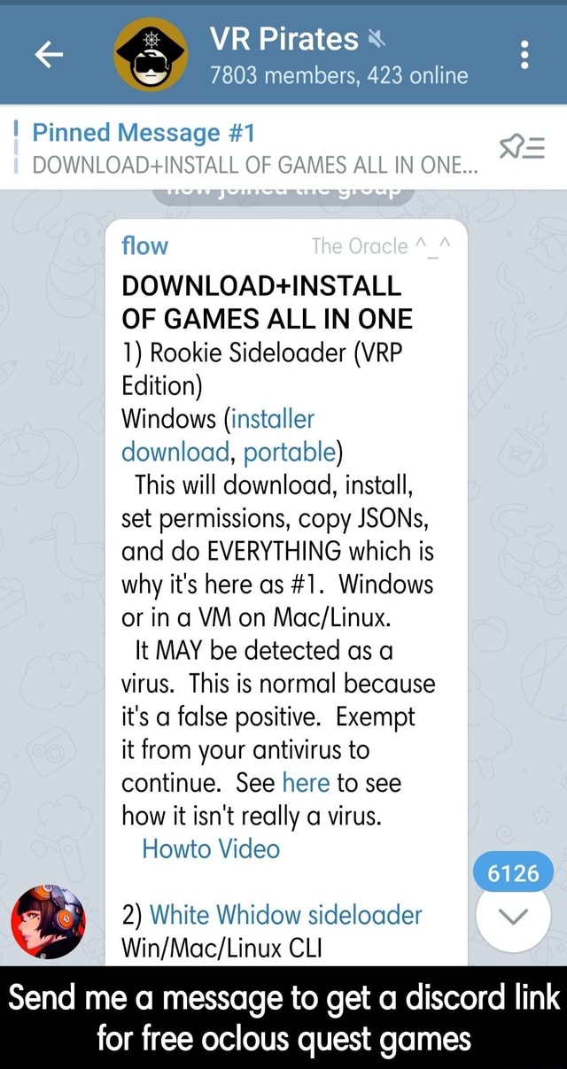 VR Pirates GY 7803 members, 423 online Pinned Message #1 OF GAMES ALL ...